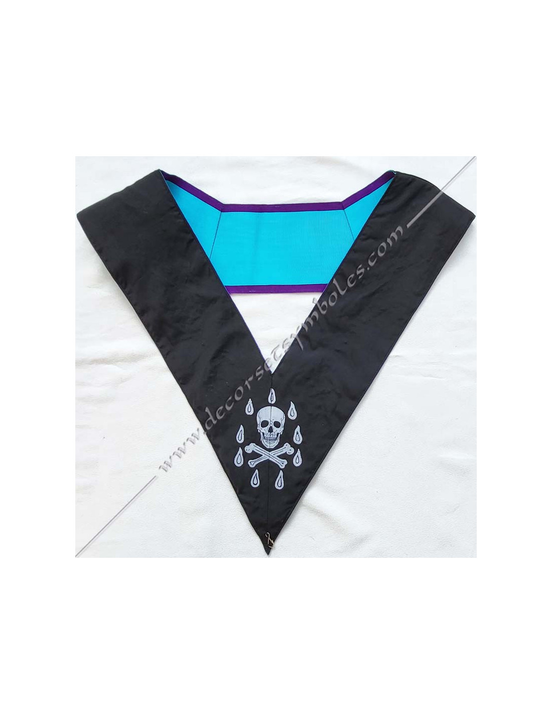 Masonic worshipful Master collar Memphis Misraim with acacia wood